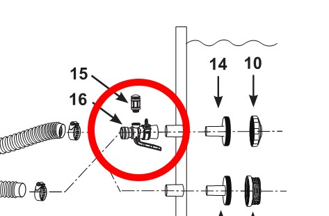 Intex 32mm-es légbefúvó idom Hydro Aeration Technology 12363+12367 ...