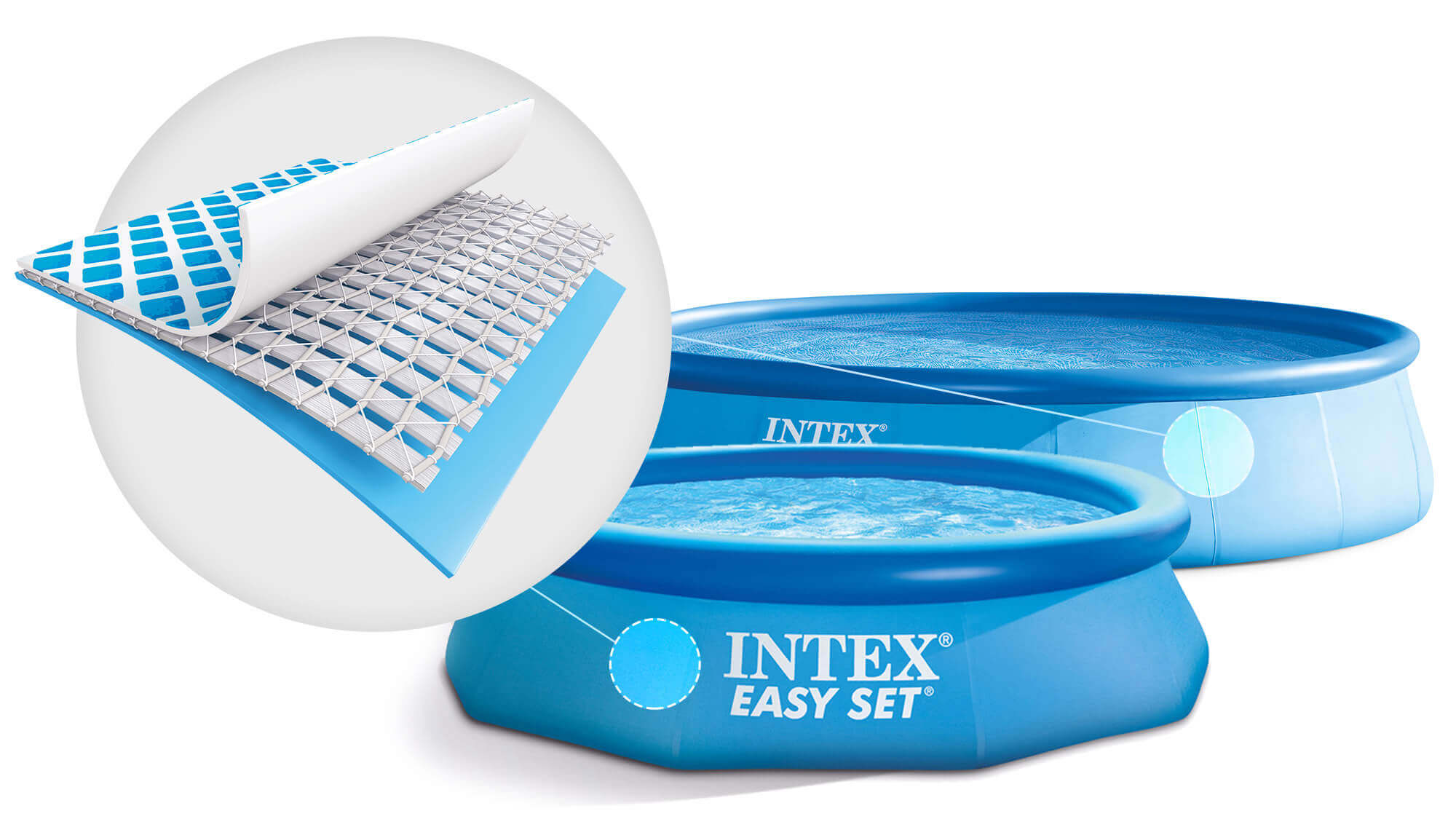 Intex puhafalú 305x61cm medence szett 1250l/h vízforgatóval 28118 NP ...