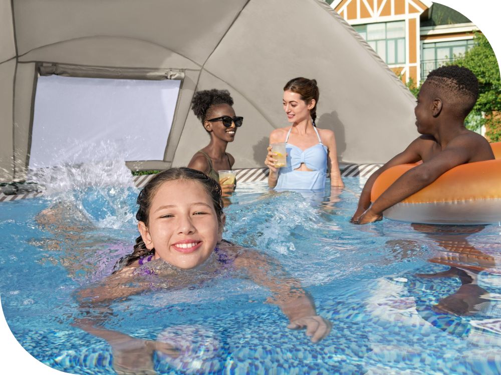 Bestway 396x107cm Steel Pro Max fémvázas medence szett 3m3/h vízforgatóval BW 561FY - Medence ...