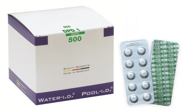 Water-I.D. tablettás vízelemző készlethez DPD1 reagens tabletta (50 ...