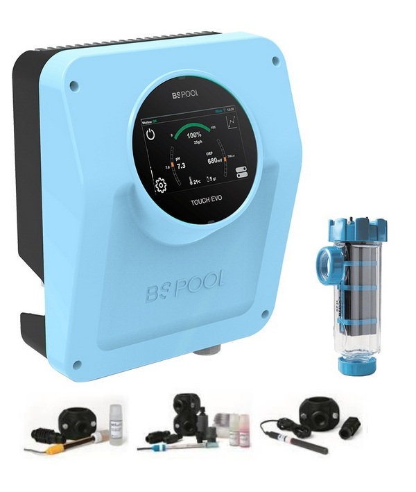 BS Pool TOUCH EVO sóbontó 15g/h pH, RX, T szett AS-077436 - Medence ...
